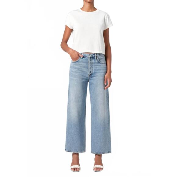 Agolde | Jeans | New Agolde Ren High Rise Wide Leg Jeans In Disclosure ...